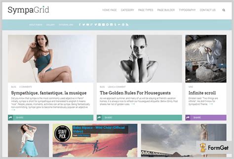 5 Best Grid WordPress Themes 2022 Free And Paid FormGet