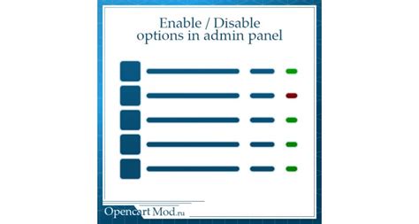 Opencart Enable Option Disable Options