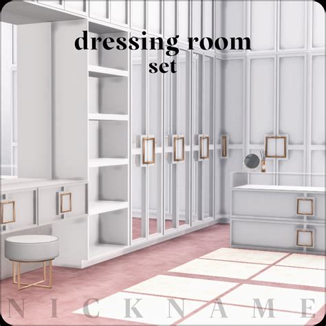 Nickname Sims Dressing Room Set