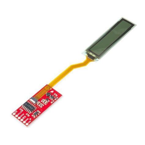sparkfun flexible grayscale oled breakout 1 81 lcd 14606 — cool