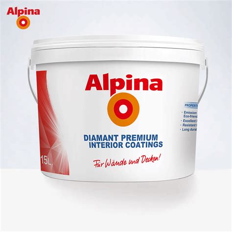【国产】阿尔贝娜 Alpina高档钻石面漆（15l）白色—内墙乳胶漆 安达人建材商城