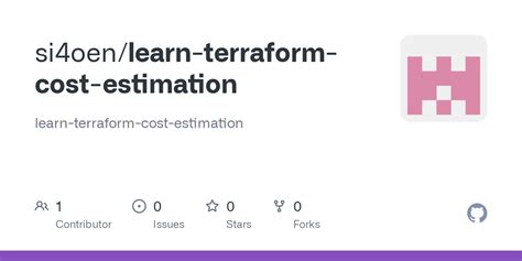 Github Si4oen Learn Terraform Cost Estimation Learn Terraform Cost Estimation