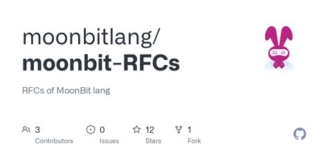 Github Moonbitlangmoonbit Rfcs Rfcs Of Moonbit Lang