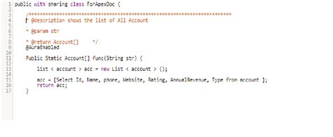 Apex Documentation Using Apexdoc Absyz