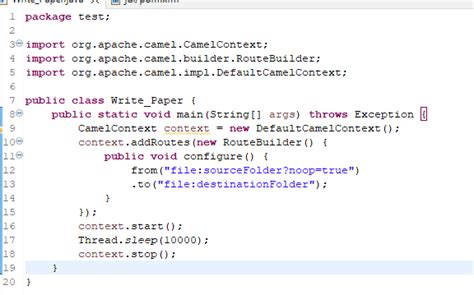 Compiler Errors Unable To Compile Java File Containing Apache Camel Program Stack Overflow