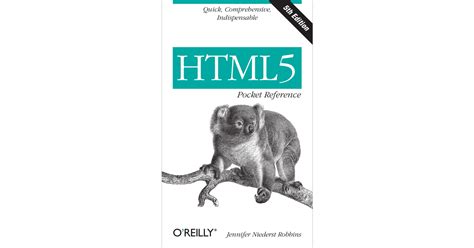 Html5 Pocket Reference 5th Edition Book