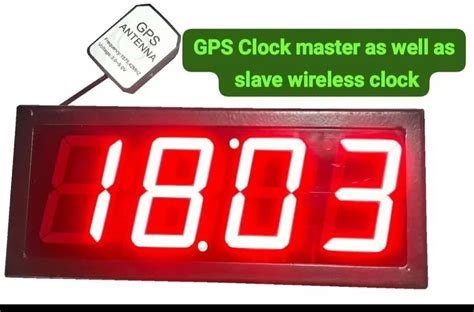 Red Plastic Ntp Wifi Based Clock 230v At ₹ 11000 Piece In Mumbai Id 26197719555