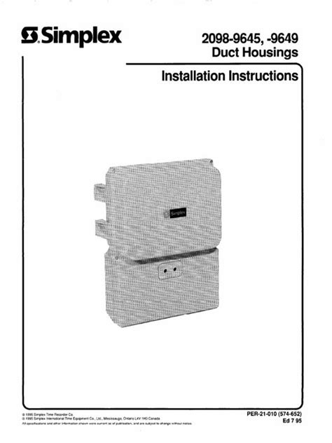 Simplex Duct Smoke Detector Wiring Diagram