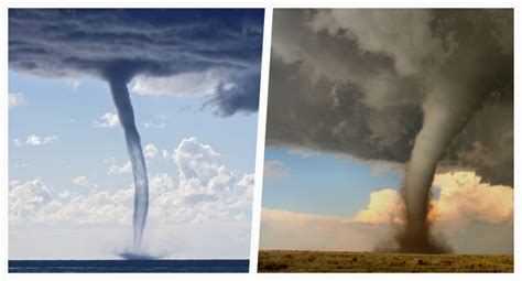 Tornado Vs Waterspout What Are Their Differences