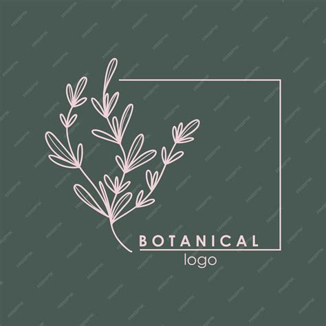 손으로 그린 식물 로고 꽃 라인 엠 블 럼 스파 및 뷰티 살롱 부티크에 대 한 자연 로고 템플릿 우아한 식물 유기농 레이블 최소한의 스타일 소박한 웨딩 카드 벡터 일러스트