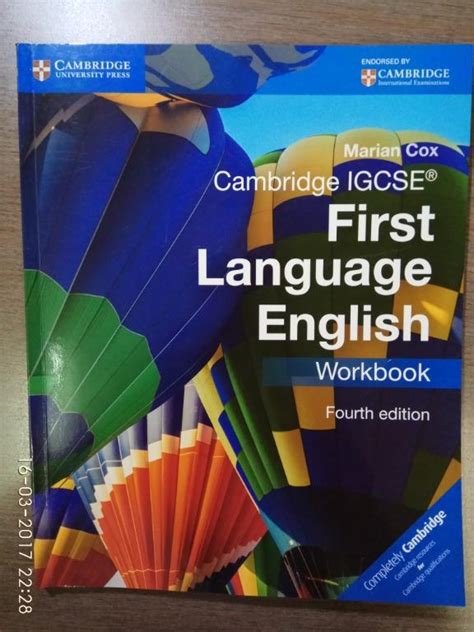 Cambridge Igcse First Language English Workbook Hobbies And Toys Books And Magazines Textbooks