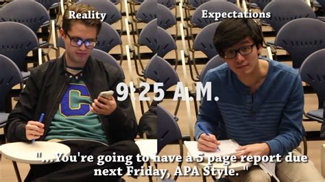 Expectations Vs Reality Youtube