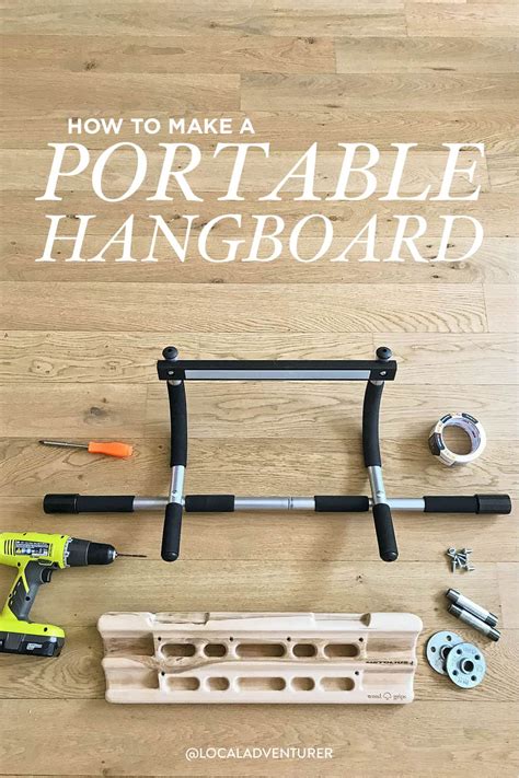 Easy Portable Hangboard Diy Basic Finger Strength Exercises Local