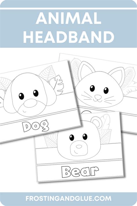 26 Fun Animal Headband Templates From A Z Free Templates