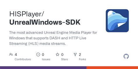Github Hisplayerunrealwindows Sdk The Most Advanced Streaming Media Player For Unreal Engine