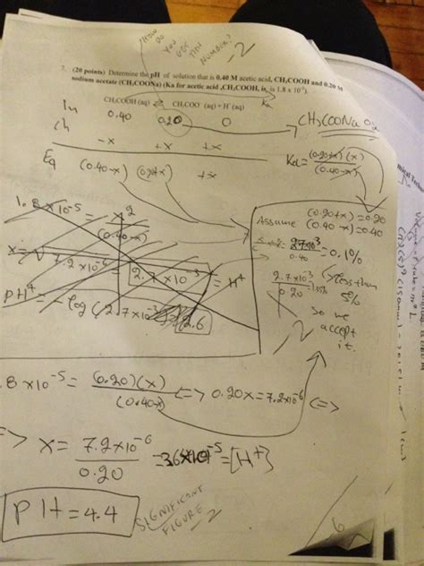 Solved Determine The Ph Of Solution That Is 0 40 M Acetic