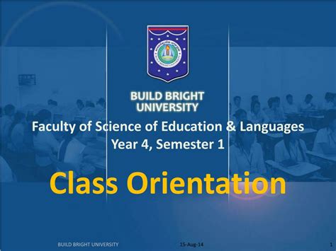 Ppt Class Orientation Powerpoint Presentation Free Download Id3260751