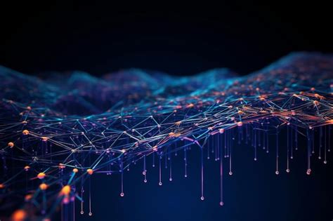 Premium Ai Image Blockchain Cyber Data Flow Generative Ai