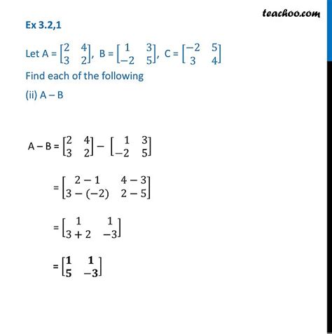Ex Let A B C Find A B Chapter Matrices