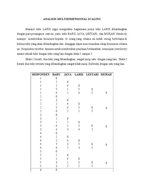 Multi Dimensional Scaling Pdf