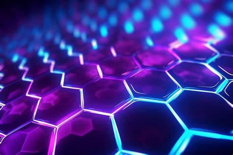 Premium Ai Image A Close Up Of A Computer Keyboard With A Glowing Background Generative Ai