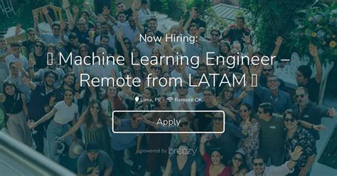 🧠 Machine Learning Engineer Remote From Latam 📍 At Tekton Labs