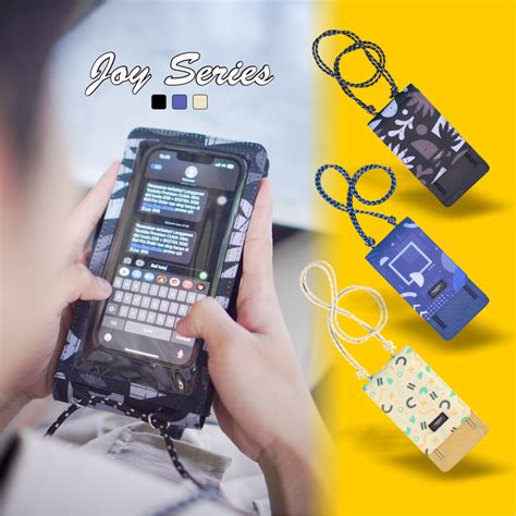 Jual Tas Dompet Hp Kalung Gantung Leher Dompet Kartu Cardholder Selempang Phone Wallet Joy