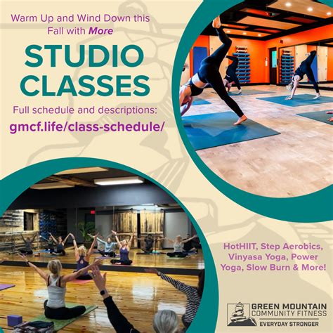 More Studio Classes Added Green Mountain Community Fitness More Studio Classes Added Green Mountain Community Fitness
