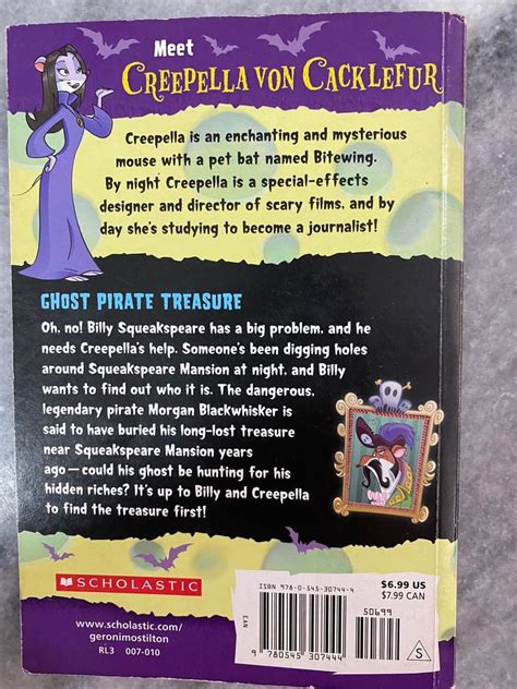 Geronimo Stilton Creepella Ghost Pirate Treasure Hobbies And Toys