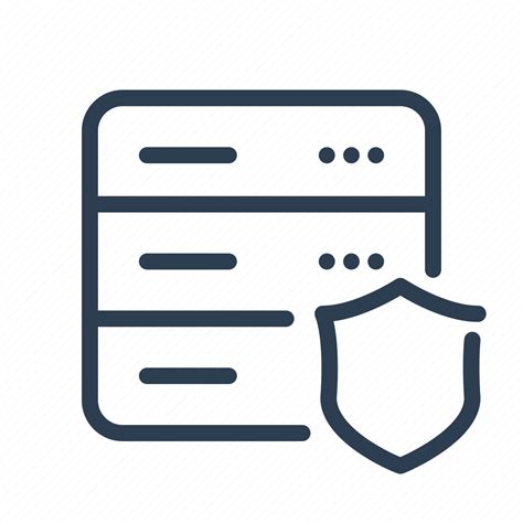 Database Db Protection Safety Server Shield Storage Icon Download On Iconfinder