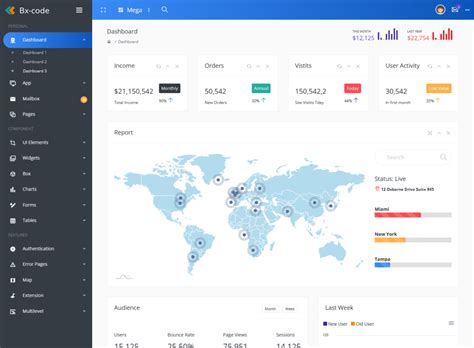 Bx Code Bootstrap Admin Dashboard With Bootstrap Templates