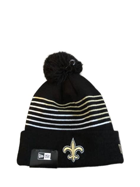 New Era Nwt New Orleans Saints New Era Zig Zag Pom Beanie Hat Grailed