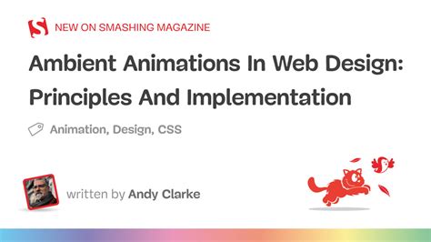 Ambient Animations In Web Design Principles And Implementation Part 1 — Smashing Magazine