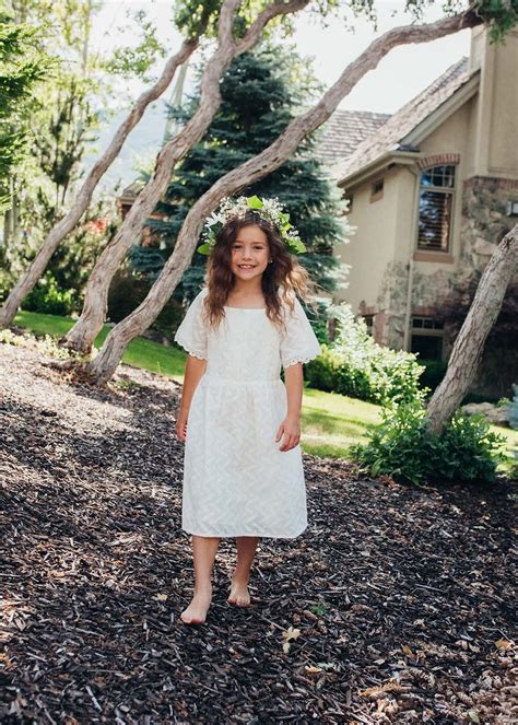 Lds Baptism Dresses Girls White Dresses By Freeverce