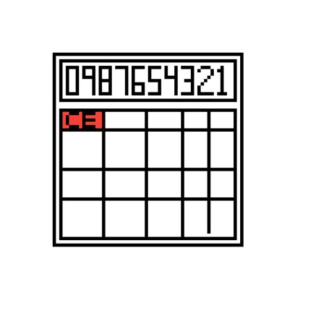 Pixilart Couculator By Qball621hiplay