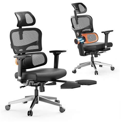 Висок клас ергономичен офис стол със стабилна конструкция настройваща се лумбална опора