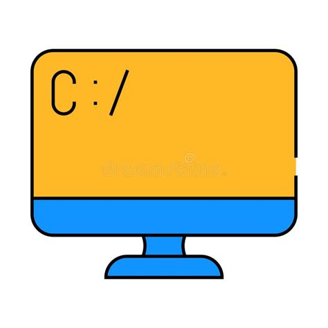 coding operating system icon color illustration stock vector illustration of icon delete
