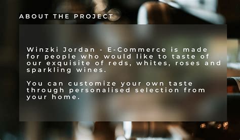 Vinzki Jordan Wine App Ui Ux On Behance