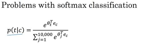 skip grams and negative sampling softmax function sequence models deeplearning ai