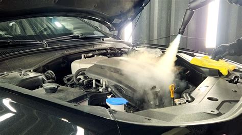 엔진룸 찌든 때 스팀 세차 실내는 덤으로 Youtube