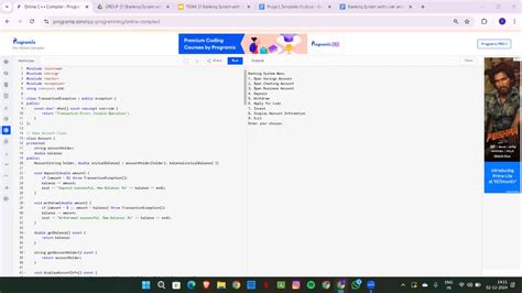 Farhaan Mohammed On Linkedin C Coding Bankingsystem