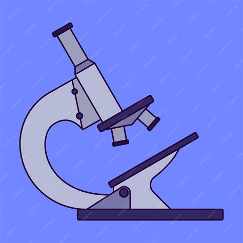 Premium Vector Microscope Vector Icon Science Lab Microscope Vector