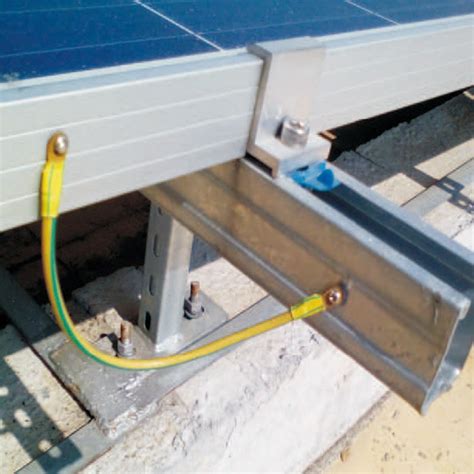 High Standard Solar Pv Module Earthing Jumper Bvr Yellow Green Grounding Earthing Cable With