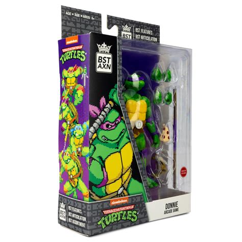 The Loyal Subjects Teenage Mutant Ninja Turtles Donatello Arcade Game Bst Axn 5 In Action Figure