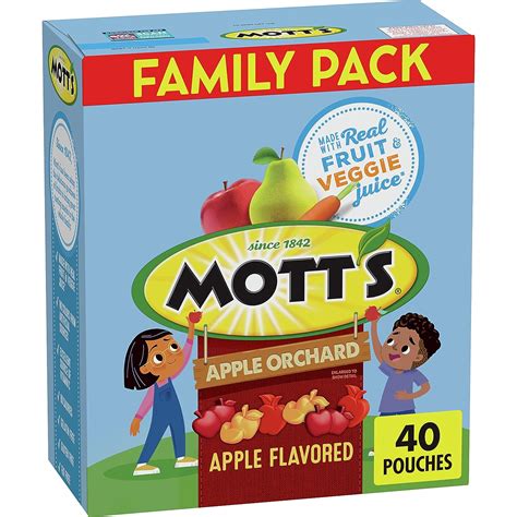 Motts Fruit Flavored Snacks Apple Orchard Gluten Free