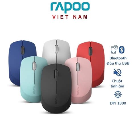 Mua Chuột không dây RAPOO M100 Silent Bluetooth Wireless 2 4Ghz 2 chế độ kết nối giá rẻ