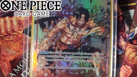 Manga Ace Pulled Portgas D Ace Parallel Alternate Art One Piece Paramount War