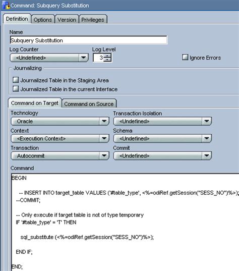 Using Subqueries In Oracle Data Integrator Odi Interfaces For Complex Data Integration
