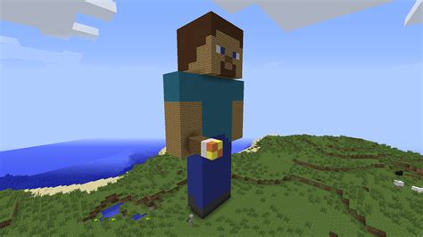 Built A Steve Statue R Minecraft