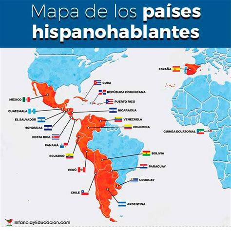 Mapa Importacion Costa Rica Paises Que Falam Espanhol Países Que